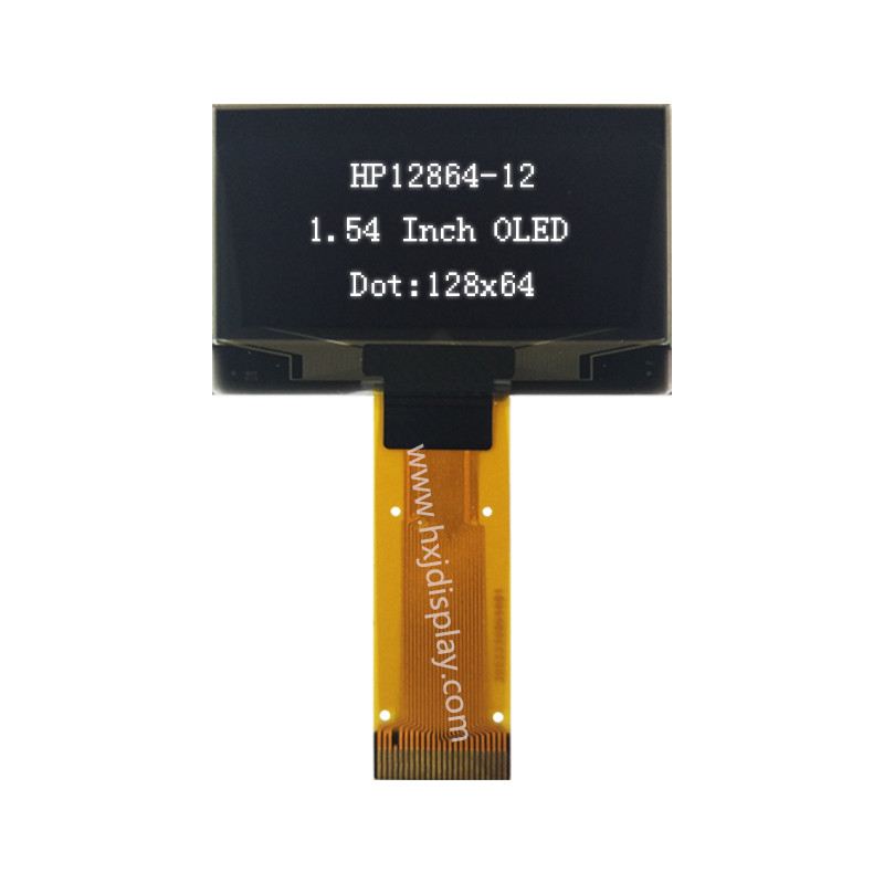 1.54 inch 128×64 oled display panel 24 pin - HUA XIAN JING Display Limited